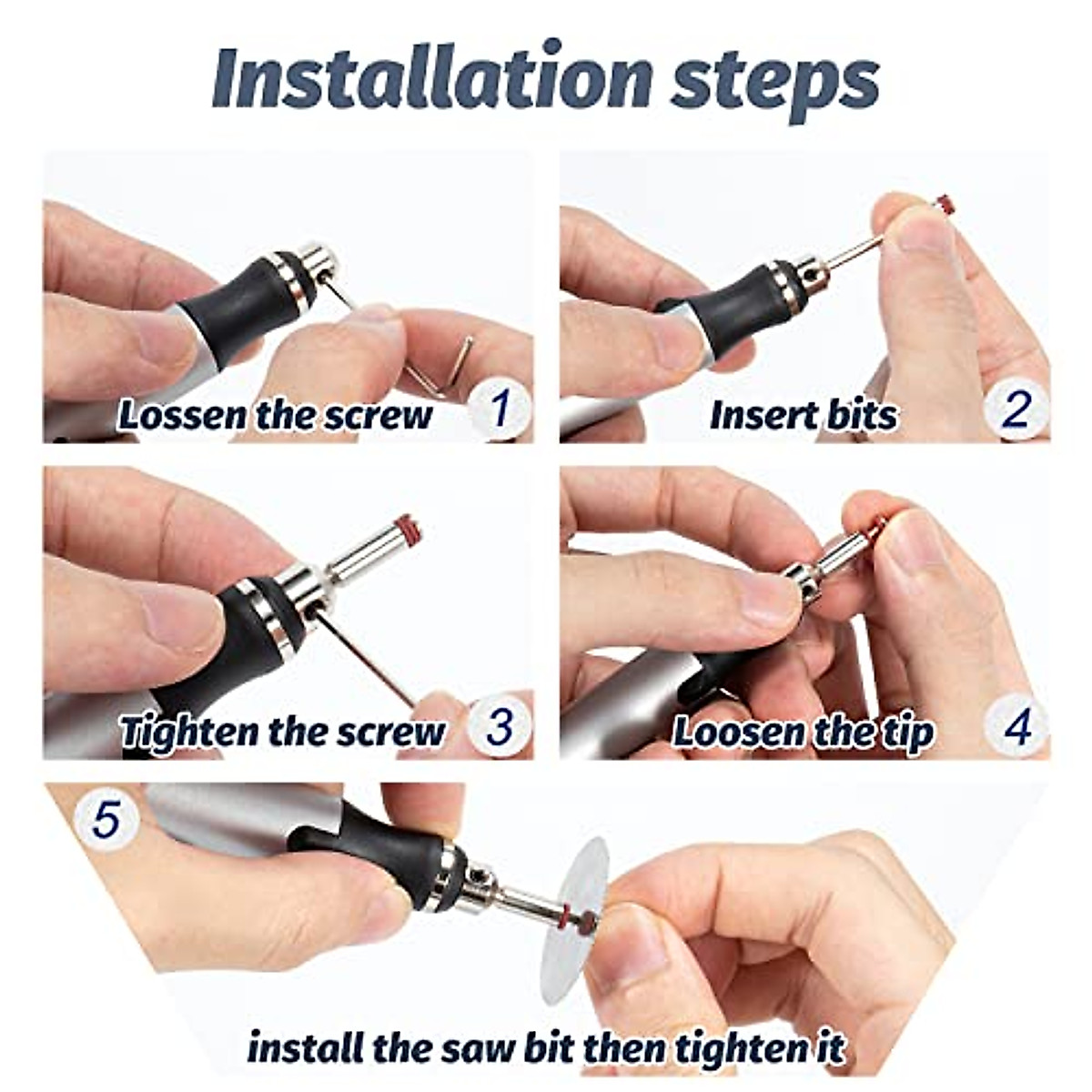 Defabee Engraving Pen with 34Bits, Portable Engraving Pen Electric Cordless Rotary Tools, Professional Engraver Tool for Metal to Wooden, Glass, Jewlry