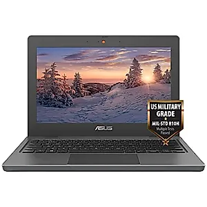 Asus BR1100 Chromebook 12" IPS HD Display Intel N4500 128GB SSD 4GB Win 10 Pro