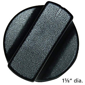 2" Black Plastic Control Knob for Broilmaster Gas Grills