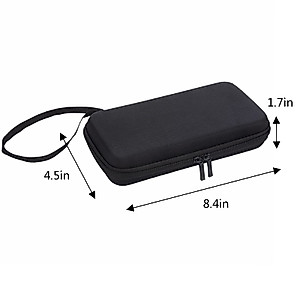 ZLiT Ti-84 Calculator Case,EVA Hard Shell Carrying Protective Storage Case Fit for Texas Instruments TI-84 Plus Calculators,Pencils and Ruler