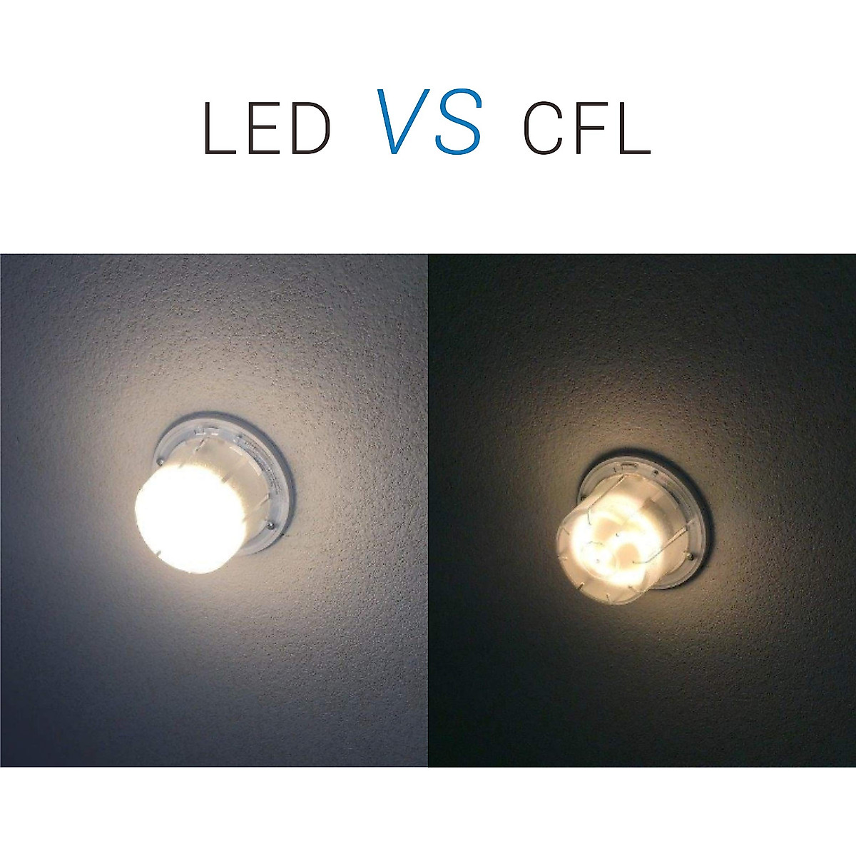 Legental 10w LED Puck GU24 Squat Light Bulb,18w Low Profile Spring CFL Equivalent,25000hrs Lifespan,1000LM,Cool White(5000K),120-277V, Damp Location Suitable,UL Listed, 2 Pack