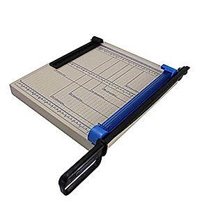 TEXALAN 12” A4 Paper Cutter Multi-Purpose Trimmer for Copper Sheet, Leather, Plastic Sheet, Iron Sheet, Non-Woven Fabric 12 Sheets 80-Gram Paper