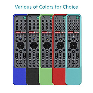 Cover for Sony Bravia TV Remote Cover, Protective Remote Case for RMF-TX600U RMF-TX520U Remote, for Sony samrt tv Remote RMF-TX600U RMF-TX500U RMF-TX500E RMF-TX621U (Glow in Dark Blue)