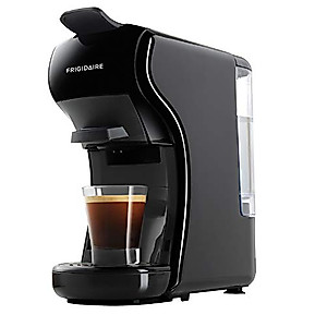 FRIGIDAIRE ECMN103-BLACK Multi Capsule Compatible Coffee Maker-Nespresso Dolce Gusto and Grounds, Black