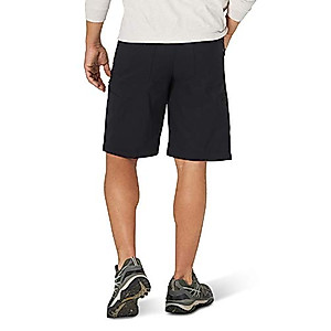 Wrangler Authentics Men's Performance Comfort Flex Cargo Short, Black, 34