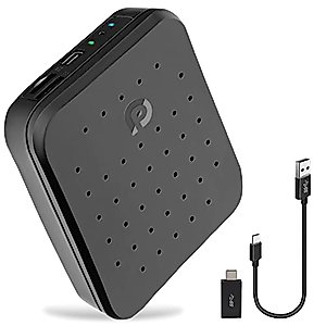 Pyle Wireless Carplay iA Box, 4GB RAM 64GB ROM, 2.4GHz, 5GHz Dual Band WiFi BT Octa Core 64Bits D, 4K Full HD, H.265, USB3.0 Android Box, Screen Mirroring, Install Android Apps - PAS22BK