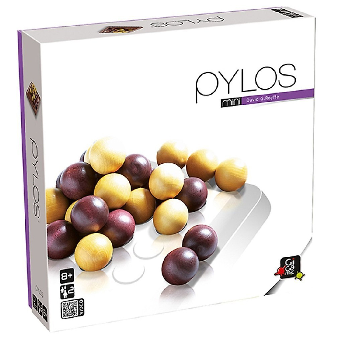 Pylos Mini | Travel-Friendly Strategy Game for Adults and Families | Ages 8+ | 2 Players | 15 Minutes