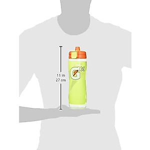 Gatorade Gx Hydration System, Non-Slip Gx Squeeze Bottles Neon Yellow Plastic, 30 Oz