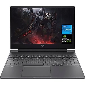 HP Victus Gaming Laptop 2023 Newest, 15.6" FHD 144 Hz Display, 12th Gen Intel-Core i5-12450H, 16GB RAM, 1TB SSD, NVIDIA GeForce GTX 1650 Graphics, Wi-Fi 6, Windows 11 Home, Bundle with Cefesfy