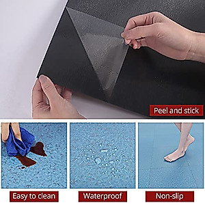 WESTICK Blue Peel & Stick Floor Tiles - Waterproof, Self-Adhesive, Removable Vinyl Tiles - Thick & Durable - 20 Pack (12x12 in) for Bathroom & Kitchen