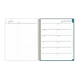 2023-2024 Blue Sky™ Life Note it® CYO Weekly/Monthly Academic Planning Calendar with Notes, 8-1/2" x 11", Bella, July 2023 to June 2024, 142181