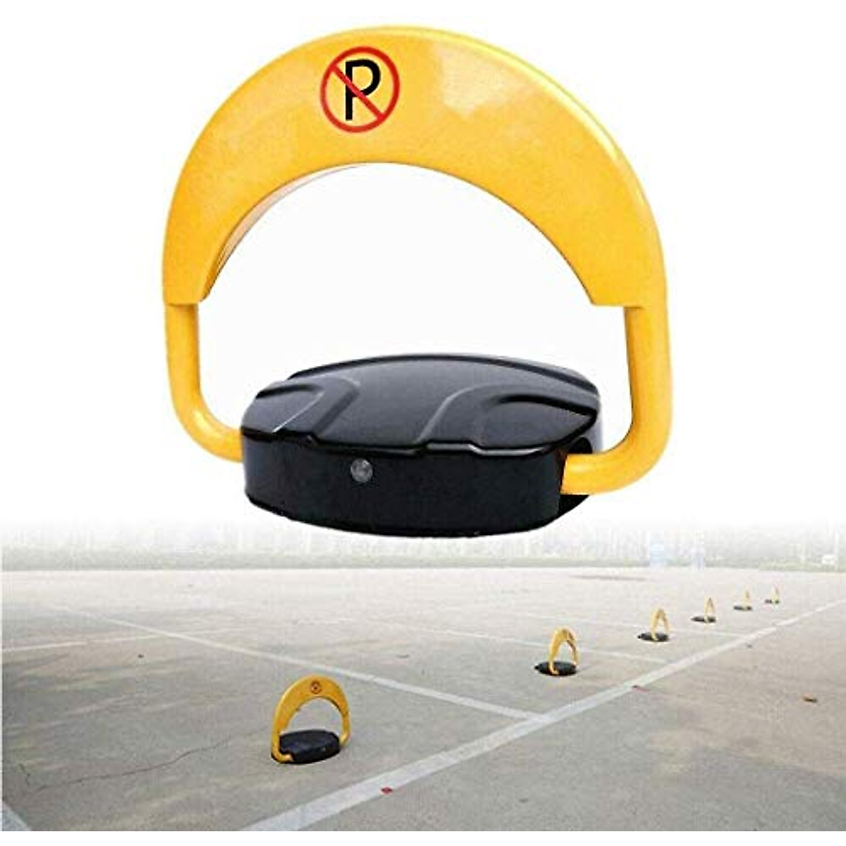 ZYLZL Parking Lock,Parking Barriers Remote Parking Locks, Latches Private Parking Space Parking Lane Guard Automatically Lock Remote Control Ip67 Waterproof Barrier Bollard