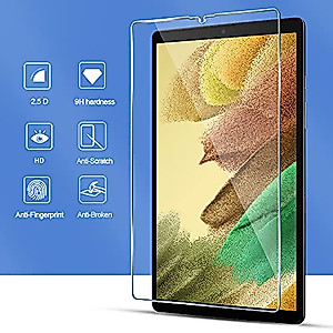 PULEN (2-Packs) for Samsung Galaxy Tab A7 Lite/Tab A7 Lite Kids Edition Screen Protector,HD Clear 9H Hardness Tempered Glass (8.7 Inch)