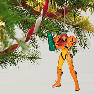 Hallmark Keepsake Christmas Ornament 2023, Nintendo Metroid Samus Ornament, Gifts for Gamers