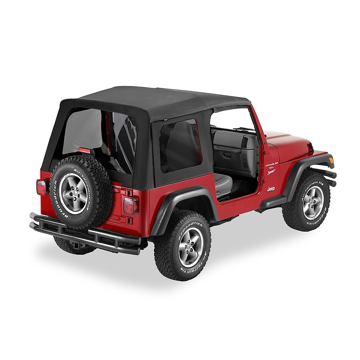 Bestop 55629-35 5562935 Black Diamond Supertop Classic Replacement Skins for 1997-2006 Wrangler