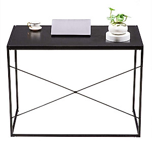TimmyHouse Desk Writing Home Office Computer Modern Simple Study Industrial Style Black New