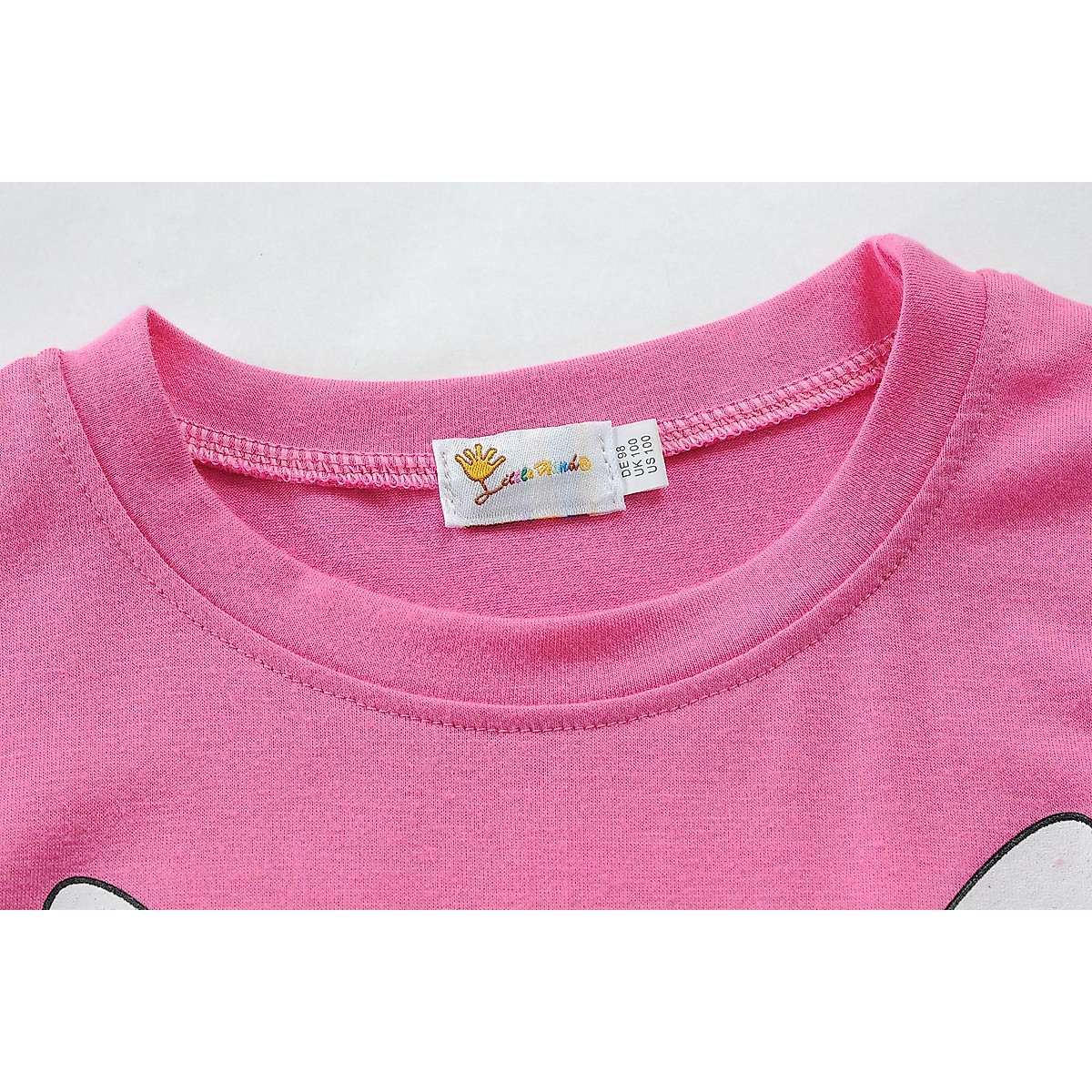 Little Girls Pajama Cute Rabbit Pjs Cotton Summer Short Sets Toddler Pjs Clothes Size 4t 5t