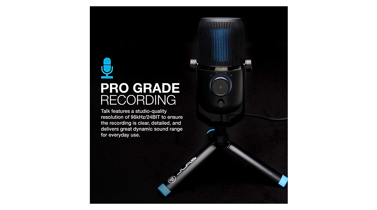 JLab Talk USB Microphone | Studio-Quality Sound for Creators