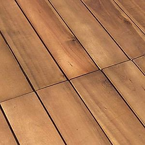 Christopher Knight Home Wilson Outdoor Expandable Acacia Wood Dining Table , Teak Finish