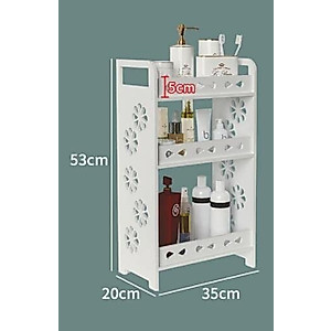 Corner Narrow Countertop Cosmetic Shelf Washstand Shelf Toilet Toilet Desktop Multi-Layer Storage Cabinet