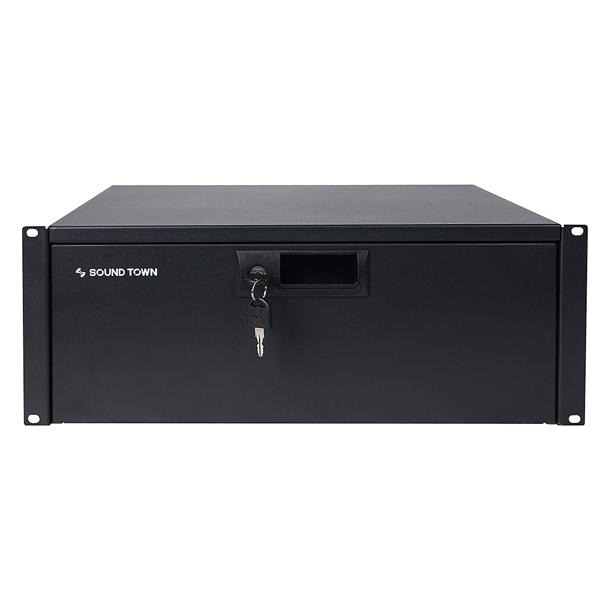 Sound Town 19-inch 4U Locking Rack Drawer, with Protection Foam (STRD-4D)