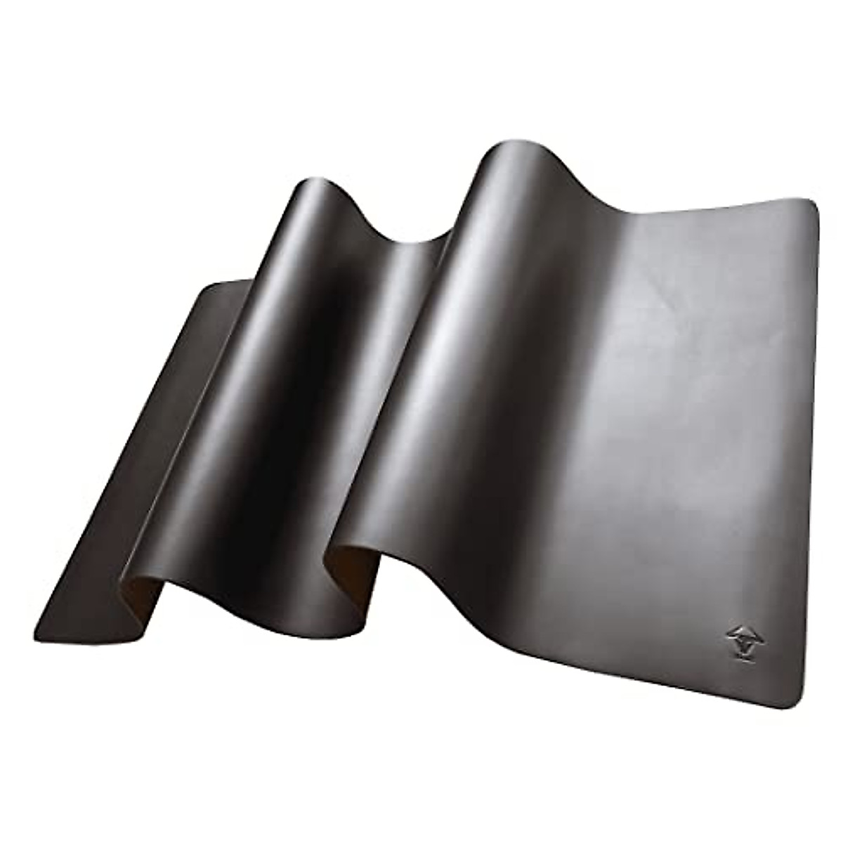 Niaiu Full Grain Leather Desk Pad Protector, 36'' x 17'' Large Genuine Leather Desktop Blotter Mats for Keyboard and Mouse, Big Desk Writing Pad for Office/Home/Work/Game -Dark/Brown