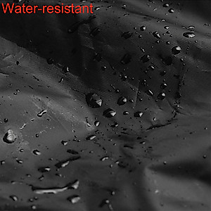 UCARE Stackable Chair Cover Waterproof 210D Oxford Fabric Patio Stacking Chair Protective Covers for Outdoor Garden Furniture Set Protector (2, L: 26x28.7x47.3(33.1) in/ 66x73x120(84) cm)