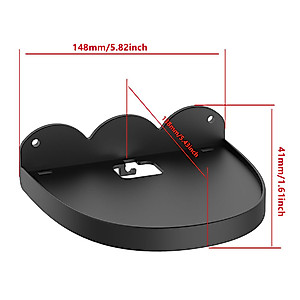 sikiwind Wall-mounted Speaker Holder Bracket Cable Management Round Sound Box Stand Space Saving Prevent Falling Home Decoration for Amazon Echo Pop