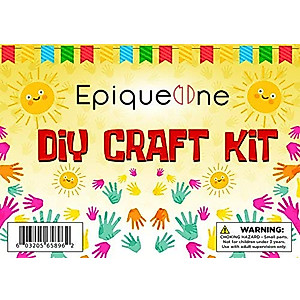 EPIQUEONE 1090-Piece Kids Art & Craft Supplies Set - Chenille Pipe Cleaners, Pom Poms, Googly Eyes, Craft Sticks, Buttons, and Sequins - Perfect for School Projects, DIY Hobbies, and Creative Play