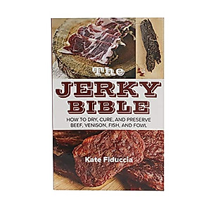 Beef Jerky Meat Slicer Kit- 100% Precision Uniform Slices Guaranteed - Adjustable Thickness Dishwasher Safe Jerky Cutting Board 10" Meat Slicing Knife Jerky Maker and Meat Curing How to Book