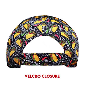 Sprints Tacos Race Day Performance Running Cap | The Lightweight, Quick Dry, Sport Hat Black, One Size