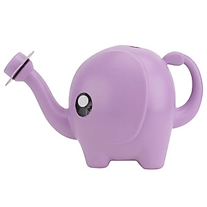 Cabilock Watering Can Elephant Shaped Plastic Plant Watering Pot Garden Watering Jug Long Spout Water Can for Succulent Bonsai Garden Flower - 1.5L