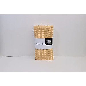 LANE LINEN Kitchen Towels Set - Pack of 6 Cotton Dish Towels for Drying Dishes, 18”x 28”, Kitchen Hand Towels, Tea Towels, Premium Dish Towels for Kitchen, Quick Drying Kitchen Towel Set - Yellow