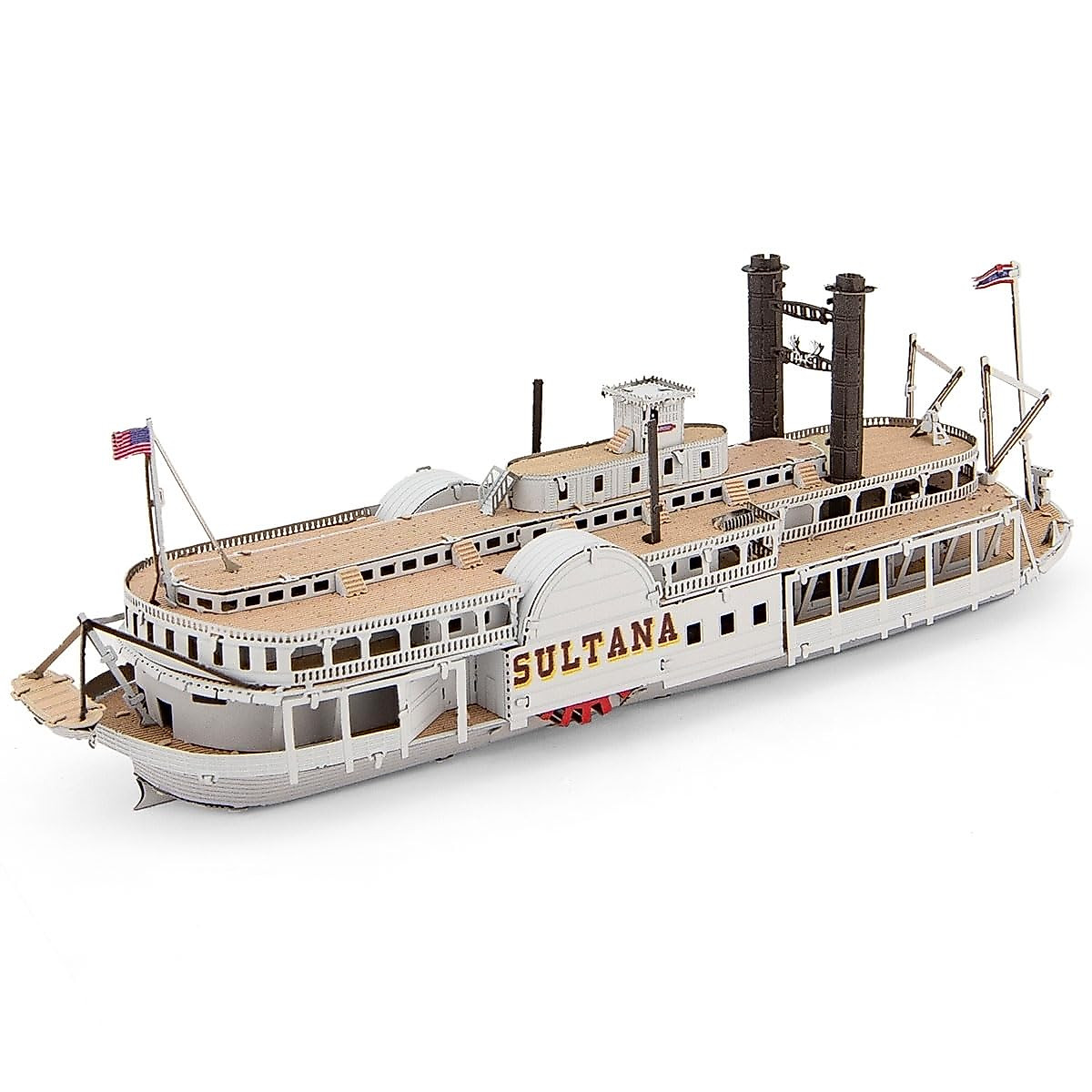 Metal Earth Sultana Steamboat 3D Metal Model Kit Fascinations