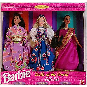 BARBIE DOLLS OF THE WORLD COLLECTION GIFT SET - 3 DOLLS 1995