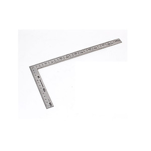 Aexit Stainless Steel Measuring Tools 150x300mm Dual Sides Right Angle Metric Try Square Ruler Model:17as524qo161