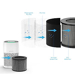 HATHASPACE Harmony 600 Certified Replacement Filter for HSE600 Air Purifier, H13 True HEPA