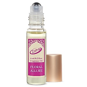 Zoha Perfumes for Women and Men - Floral Allure Perfume Oil Roll On and Alcohol Free Fragrance Oil Spray