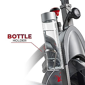 Sunny Health & Fitness Endurance Premium Magnetic Resistance Interactive Indoor Cycling Exercise Bike with Exclusive SunnyFit® App Enhanced Bluetooth Connectivity - SF-B1877SMART Gray