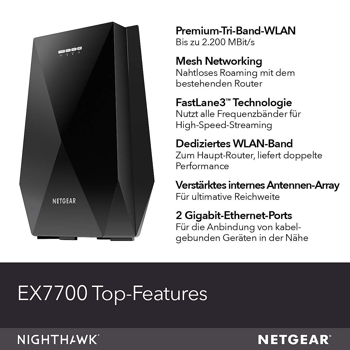 WiFi NETGEAR Nighthawk X6 AC2200