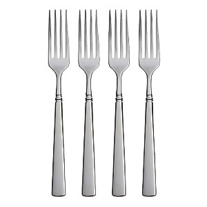 Oneida 2267004G Easton Fine Flatware Dinner Forks, Set Of 4