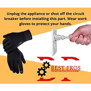 BESTPROS TCA38151706 Refrigerator Compressor Compatible with LG Kenmore Refrigerator Replaces TCA35271203, TCA35893202, TCA38091801 TCA38151706