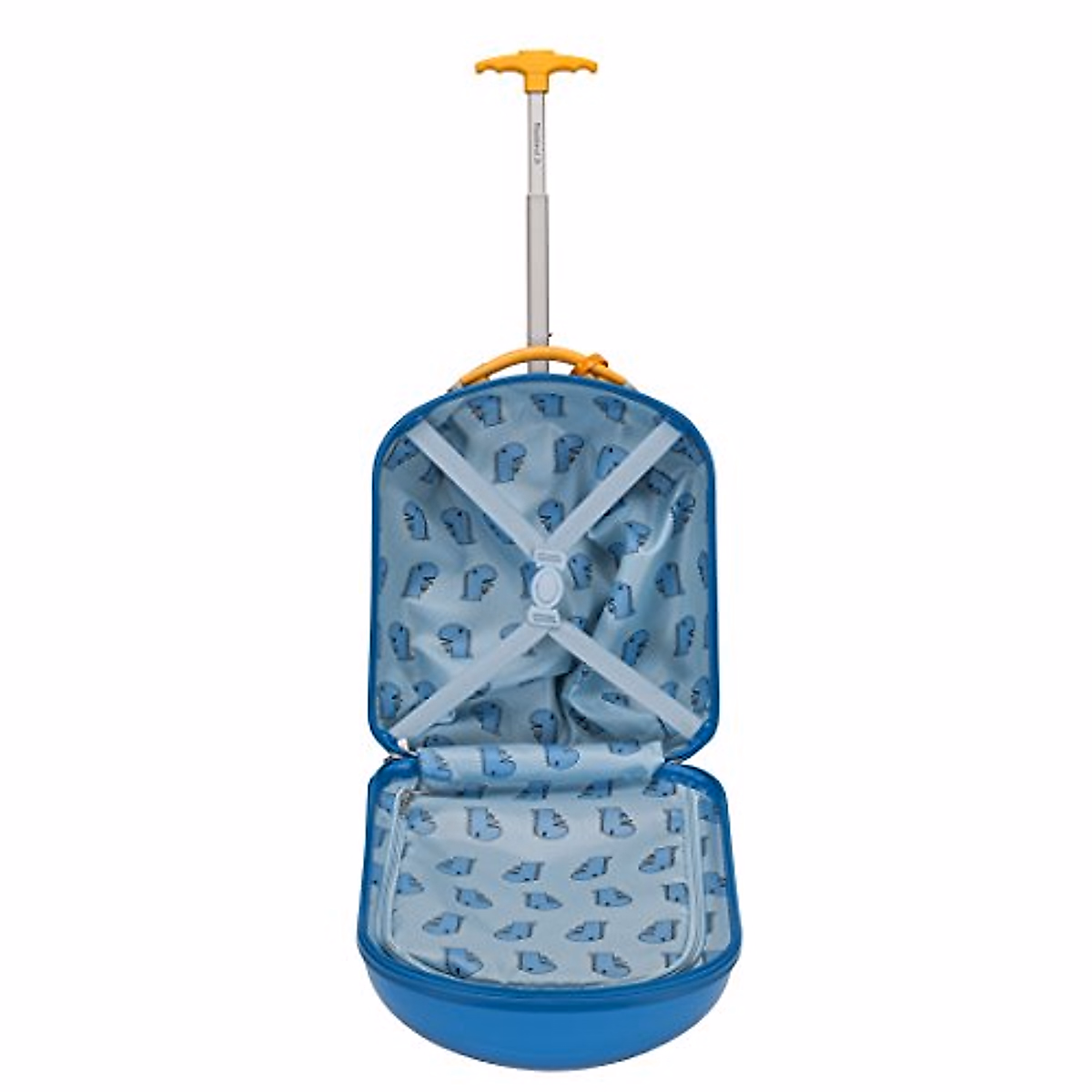 Rockland Jr. Kids' My First Hardside Spinner Luggage,Telescoping Handles, Dinosaur, Carry-On 19-Inch