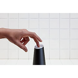 Quip Refillable Mouthwash Starter Kit, 4X Concentrate, Alcohol-Free, Kills Bad Breath Germs, Helps Prevent Cavities, Mint - Slate Metal, 1, 4.0 Fl Oz (920-00117)