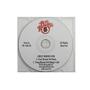 Pete Rickard's 1340CD Great Horned Owl CD, PR1340-CD