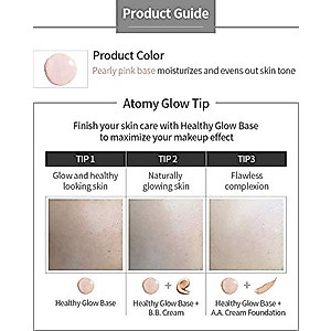 Glow Base_Complexion to create a radiant and glowing finish