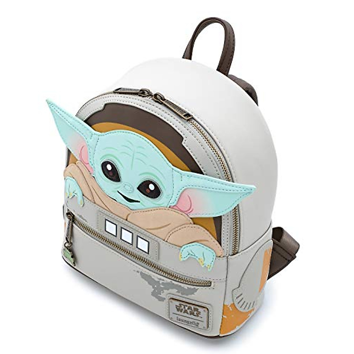 Loungefly Star Wars Baby Yoda The Mandalorian Womens Double Strap Shoulder Bag Purse