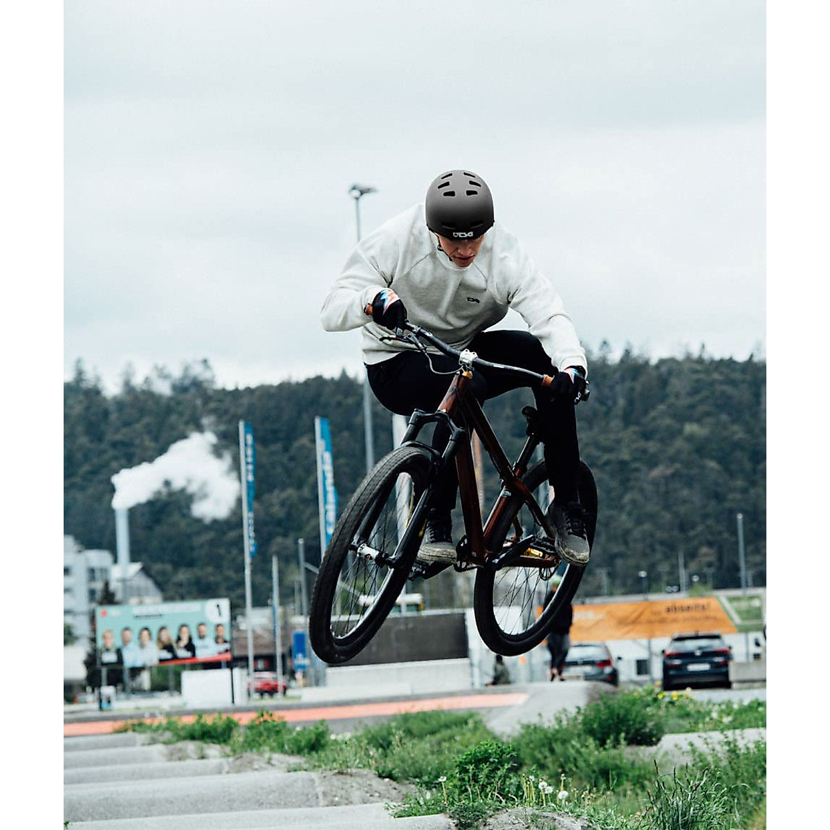 TSG Evolution Bike & Skate Helmet w/Snug Fit in Satin Black | for Cycling, BMX, Skateboarding, Rollerblading, Roller Derby, E-Boarding, E-Skating, Longboarding, Skating (Satin Black, L/XL 57-59 cm)…