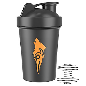 JEELA SPORTS 5 PACK Protein Shaker Bottles for Protein Mixes -20 OZ- Dishwasher Safe Shaker Cups for Protein Shakes - Shaker Cup for Blender Protein Shaker Bottle for Shakes Protein Shake Blender