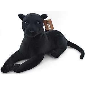 JESONN Lifelike Stuffed Animals Toys Panther Plush (18.9 Inches)